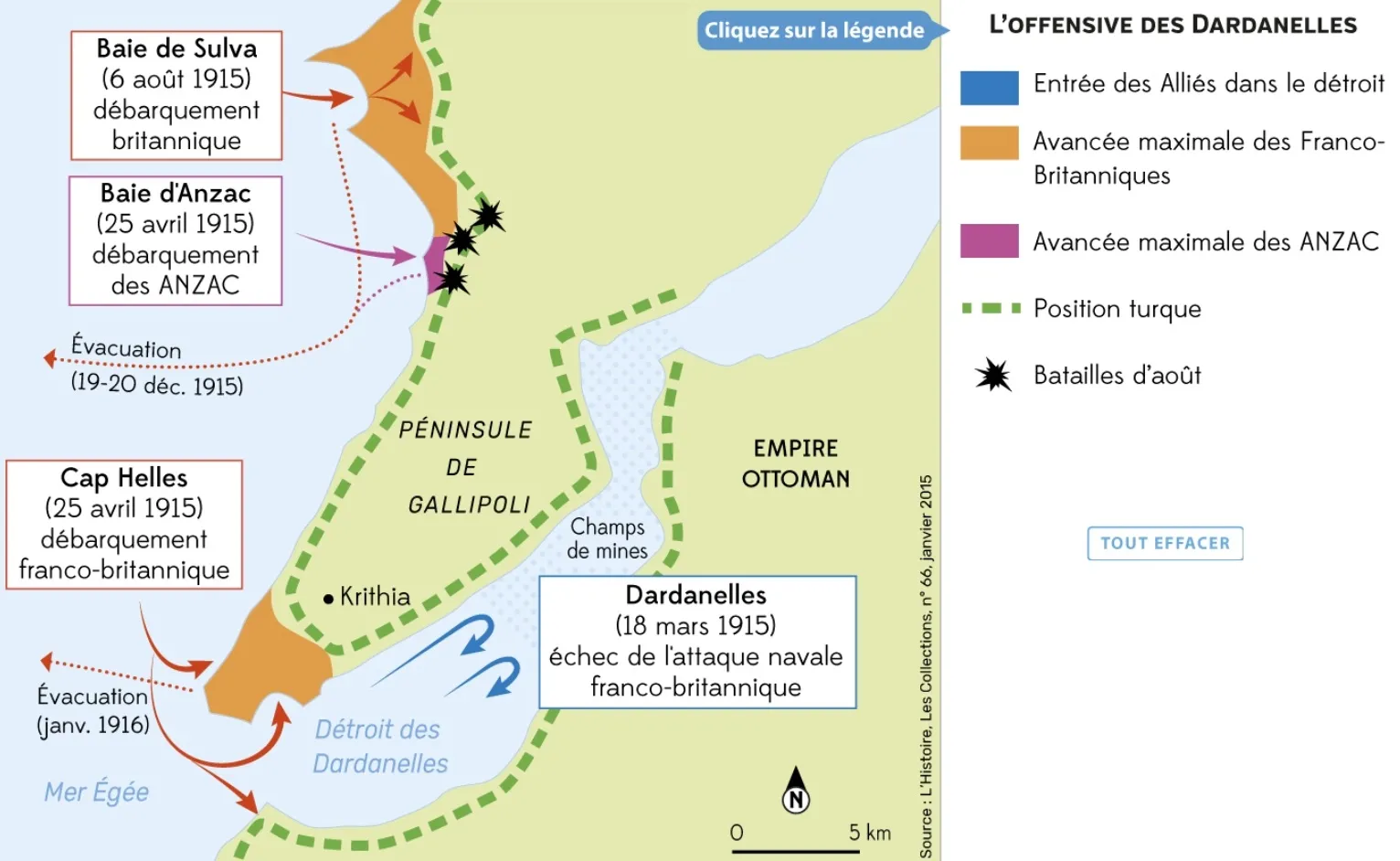 1915 - L’offensive des Dardanelles | Lelivrescolaire.fr