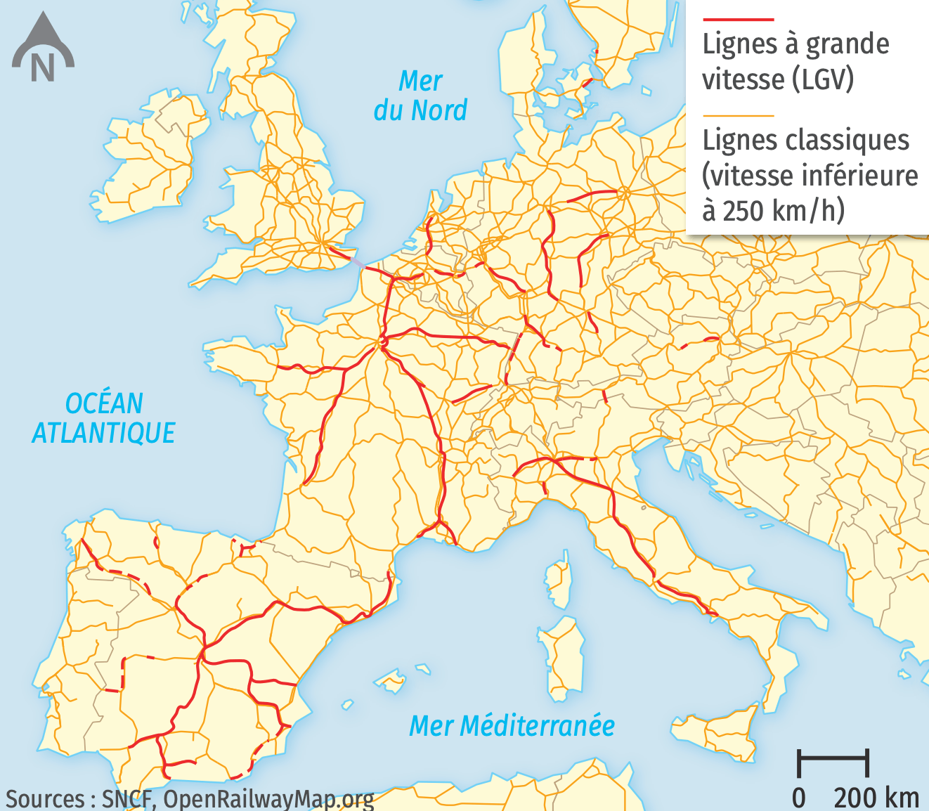 Les transports : quelles lignes de force du territoire français ...