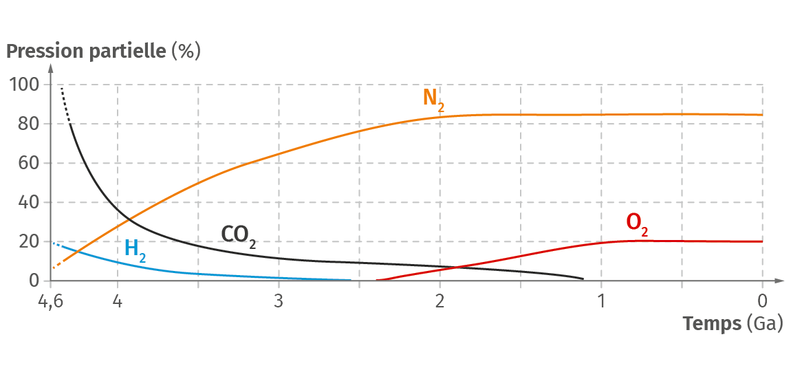 Vie terrestre et évolution de l’atmosphère | Lelivrescolaire.fr