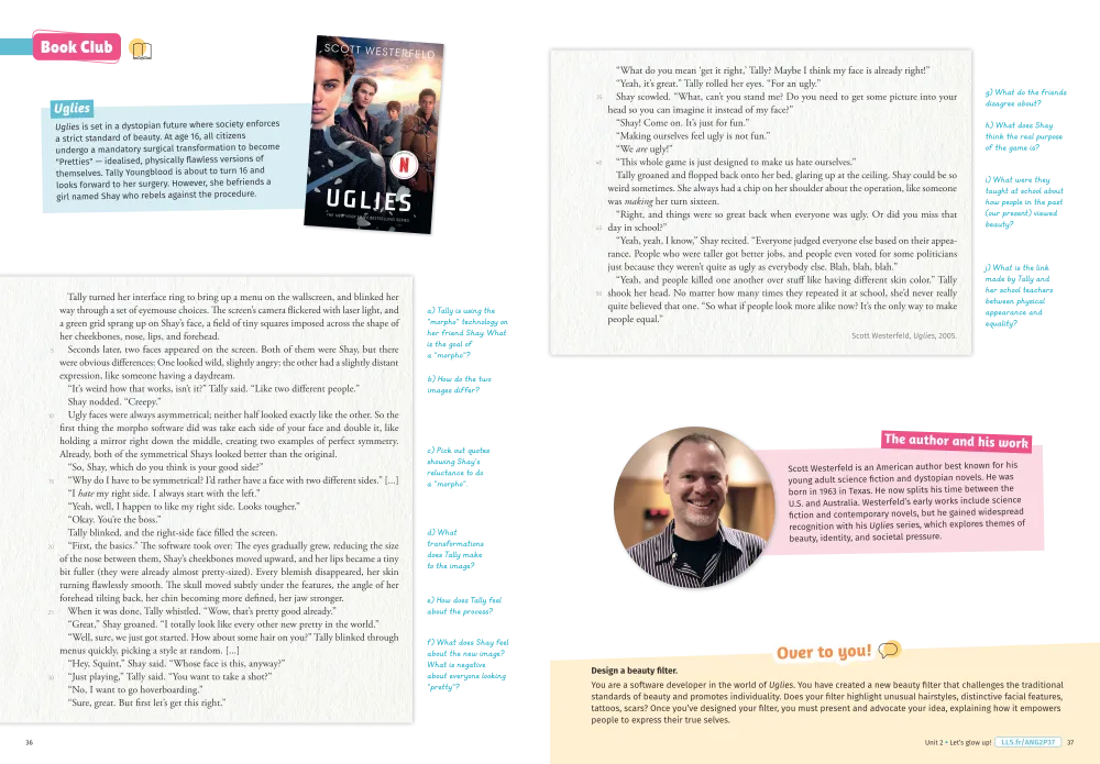 Uglies, Scott Westerfeld | Lelivrescolaire.fr