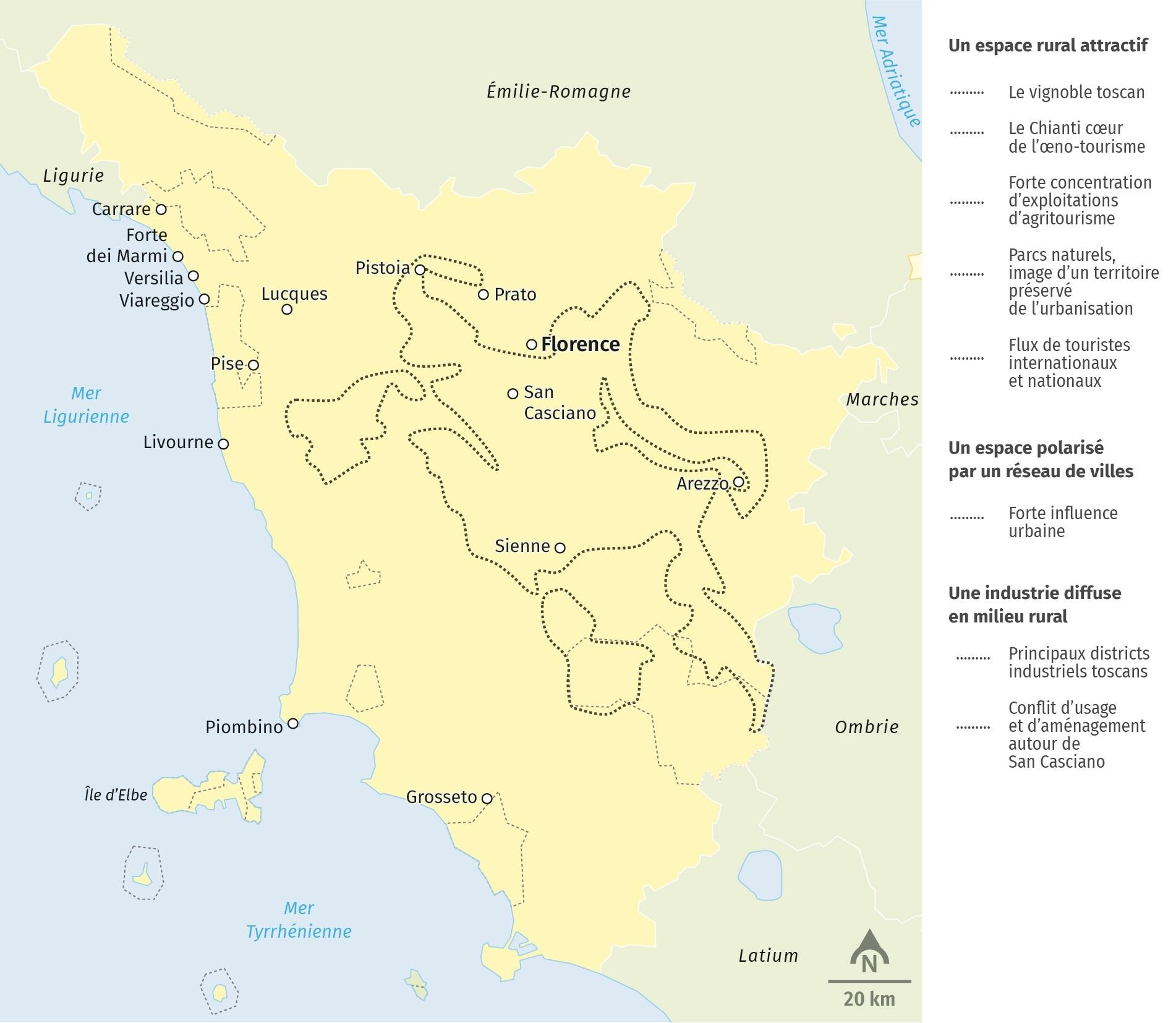 Les mutations des espaces ruraux de Toscane | Lelivrescolaire.fr