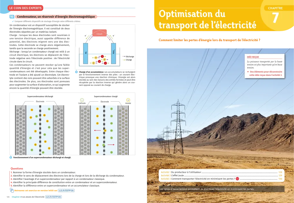 Optimisation du transport de l’électricité | Lelivrescolaire.fr