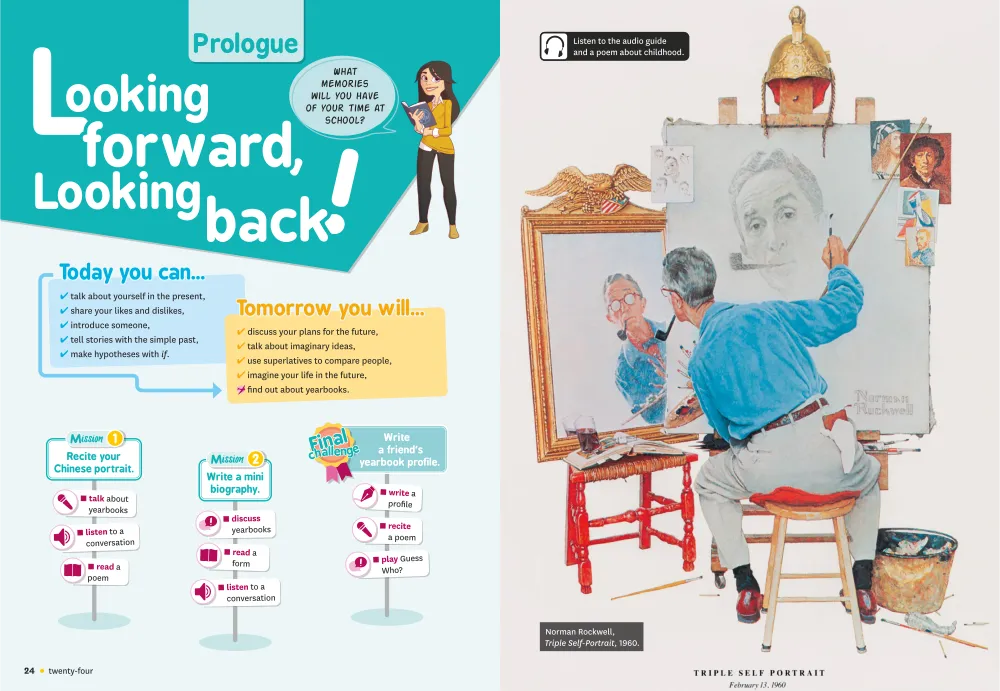 Looking forward, looking back! | Lelivrescolaire.fr