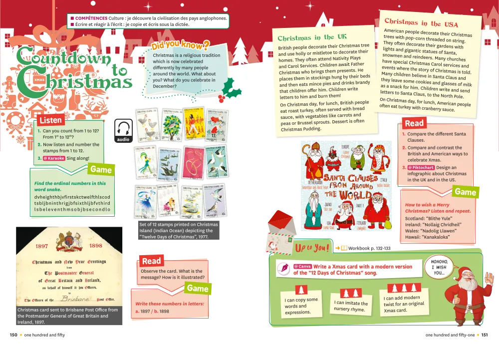 Countdown to Christmas | Lelivrescolaire.fr