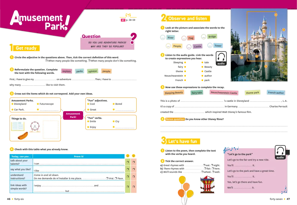 Amusement Park! | Lelivrescolaire.fr
