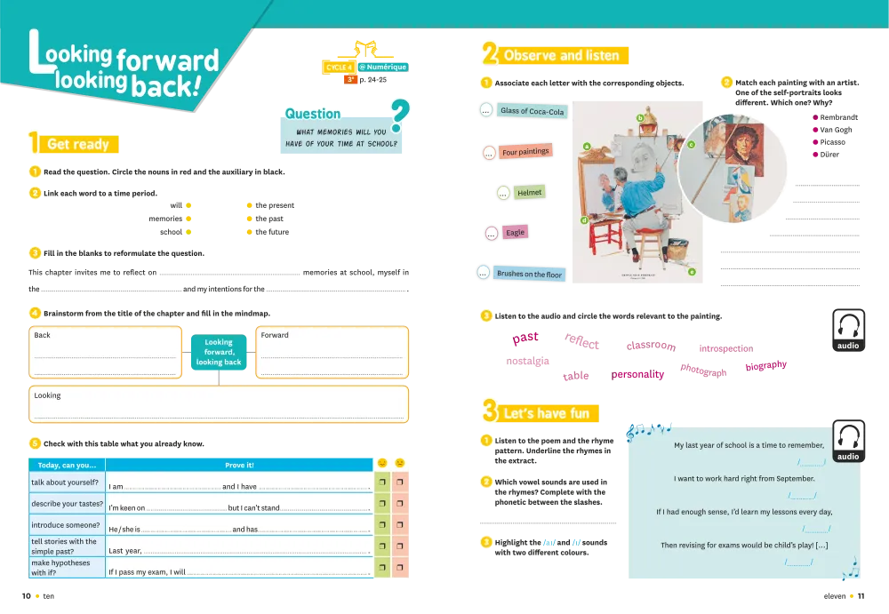 Looking forward, looking back! | Lelivrescolaire.fr