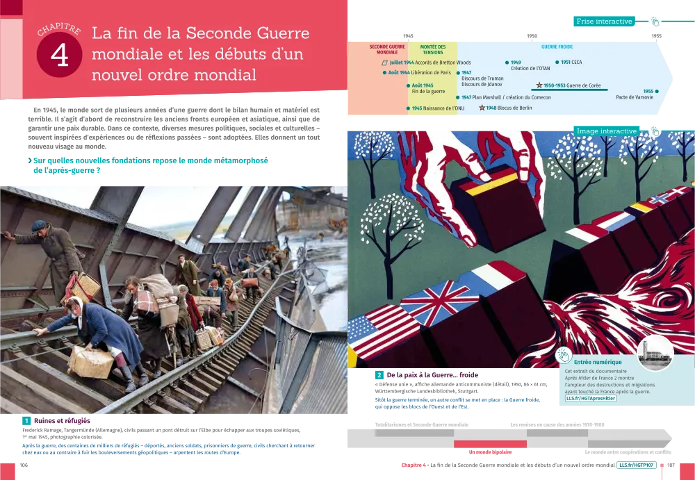 La fin de la Seconde Guerre mondiale et les débuts d’un nouvel ordre mondial | Lelivrescolaire.fr