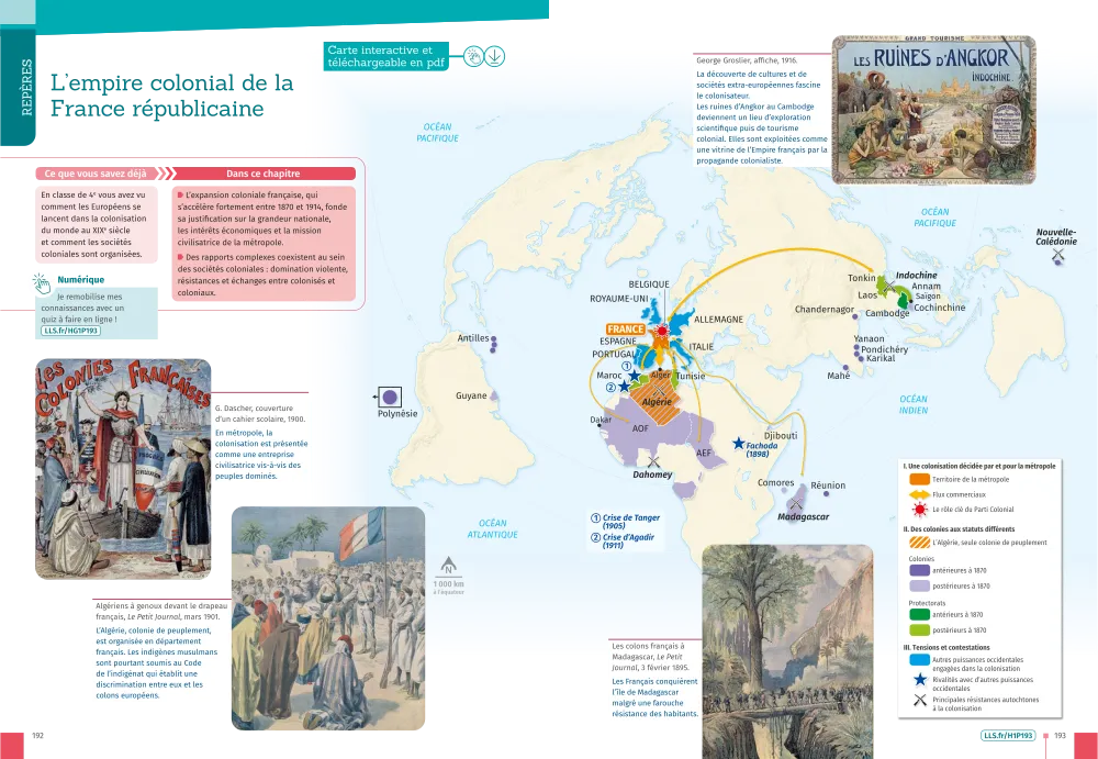 L’empire colonial de la France républicaine | Lelivrescolaire.fr