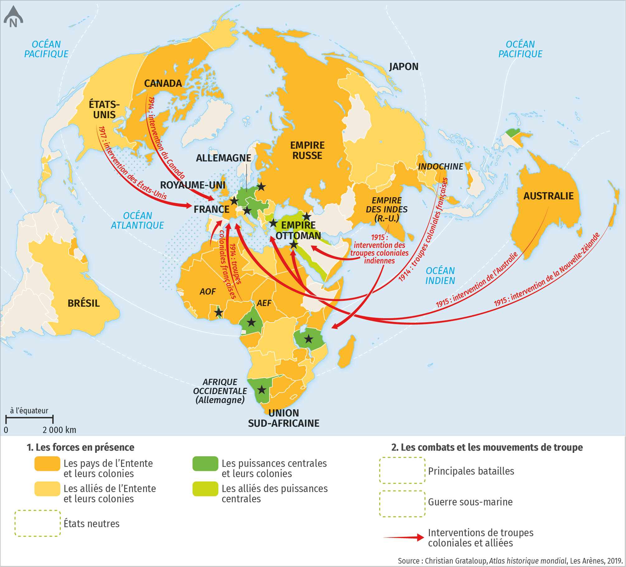 Deux guerres de dimension mondiale | Lelivrescolaire.fr