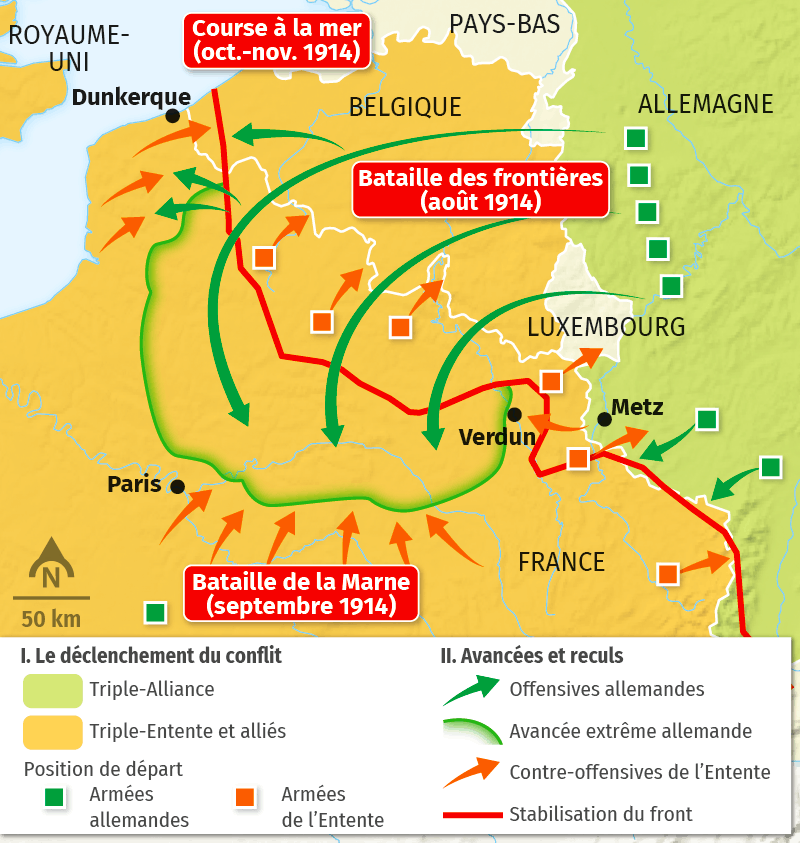 L’embrasement de l’Europe (1914) | Lelivrescolaire.fr
